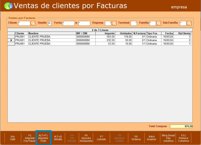 ¿Cuáles son los pasos para generar un listado de facturas en el ...